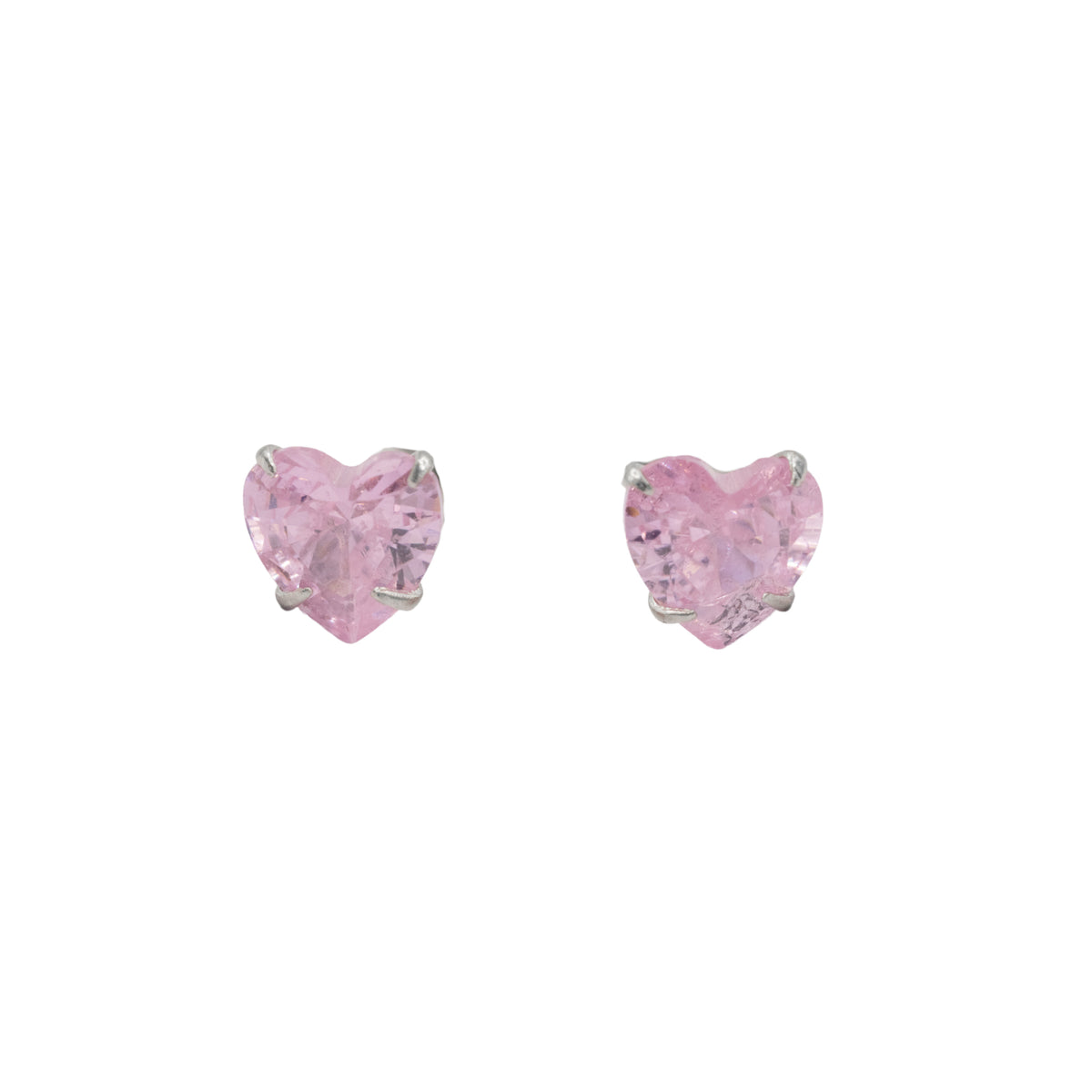 Piercings de Corazón de Cristal Rosada – Joyeria Pangea