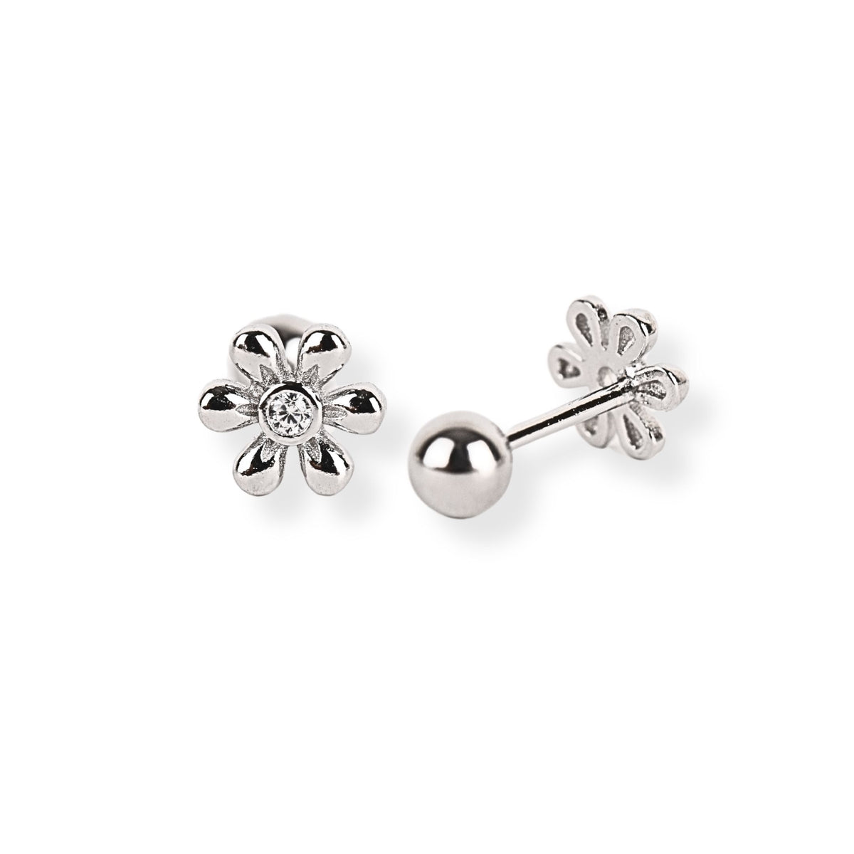 Piercings de Florecita con Zirconia – Joyeria Pangea